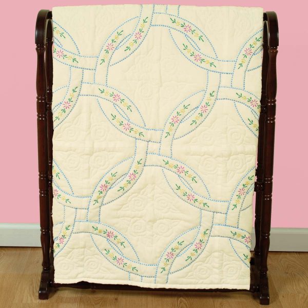 Interlocking Wedding Rings 18″ Antique Quilt Blocks - Jack Dempsey ...