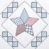 Interlocking Star 18″ Quilt Blocks - Jack Dempsey Needle Art