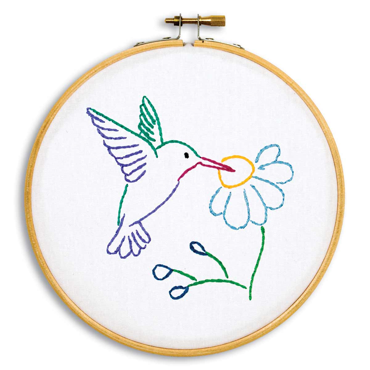Hummingbird Hoop Kit - Jack Dempsey Needle Art