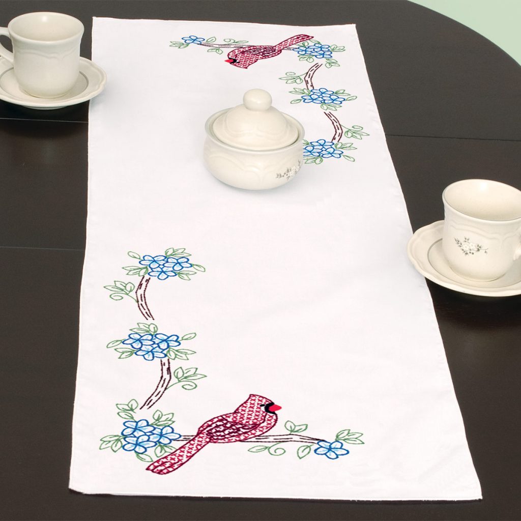 Cardinals Quilt Blocks - Jack Dempsey Needle Art