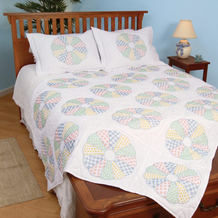 Interlocking Dresden Circle 18" Quilt Blocks - Jack Dempsey Needle Art