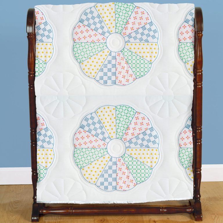 Interlocking Dresden Circle 18" Quilt Blocks - Jack Dempsey Needle Art